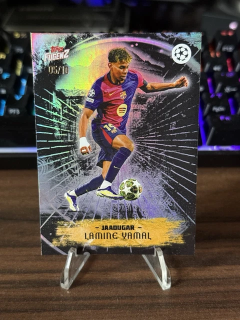 2024/25 TOPPS FUGENZ Lamine Yamal Jaadugar /10 £208.68 - PicClick UK