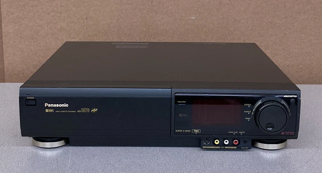 PANASONIC AG-1970 VHS Hi-Fi S-VHS Editor VCR * No Remote * WORKING ...