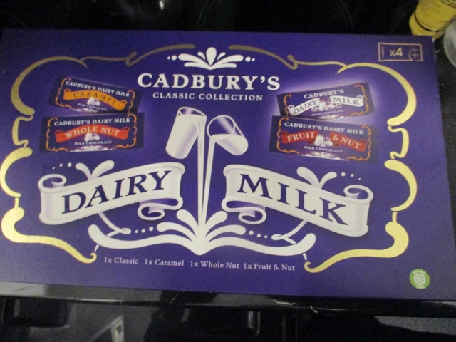 CADBURY'S DAIRY MILK Classic Collection X 2 Boxes With 4 Bars Each Bb ...