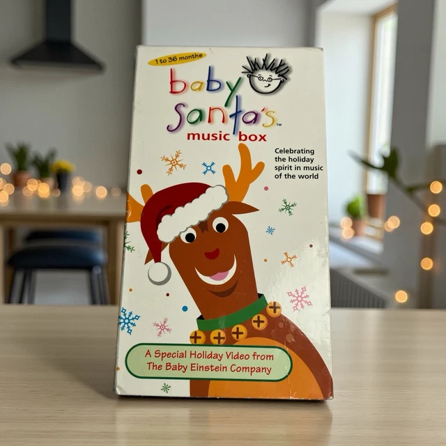 BABY EINSTEIN-BABY SANTA'S Music Box VHS Tape Christmas 2000 $20.88 ...
