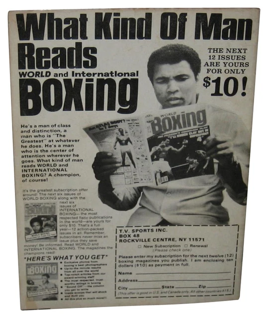 MUHAMMAD ALI LA Légende Vit (1978) Magazine De Boxe Livre EUR 15,63 ...