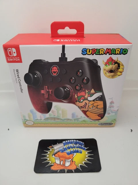 POWER A BOWSER Super Mario Wired Controller For Nintendo Switch (No ...