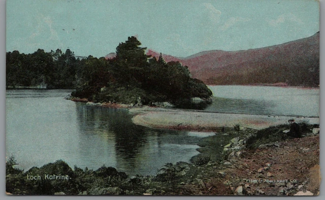 LOCH KATRINE PERTHSHIRE Scotland Postmark 1907 Edwardian Postcard $8.37 ...