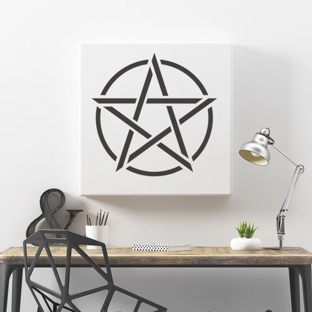 PENTACLE STENCIL - Large Pentagram Art Template by CraftStar £14.50 ...