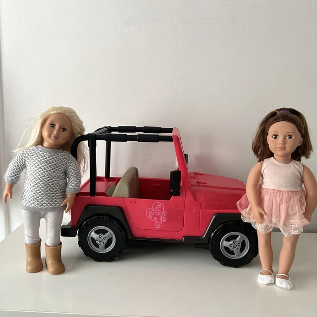 OUR GENERATION MY Way & Highway Jeep Play set Plus OG Doll Battat ...