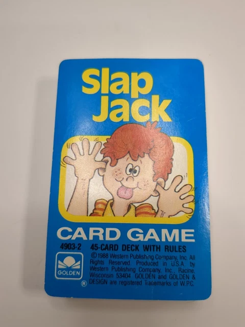 1988 SLAP JACK Card Game Complete Deck With Plastic Case and Rules $4. ...