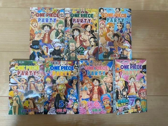 ONE PIECE PARTY Vol.1-7 Spin-off Komplettset Comics Manga Buch ...