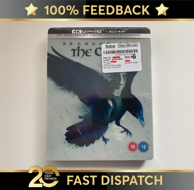 THE CROW 30TH Anniversary Limited Edition 4K Ultra HD Steelbook - New EUR 66,21 - PicClick IT