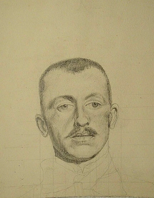 DESSIN ANCIEN SUR papier au fusain Croquis Esquisse Portrait Etude de visage EUR 10,00 - PicClick FR