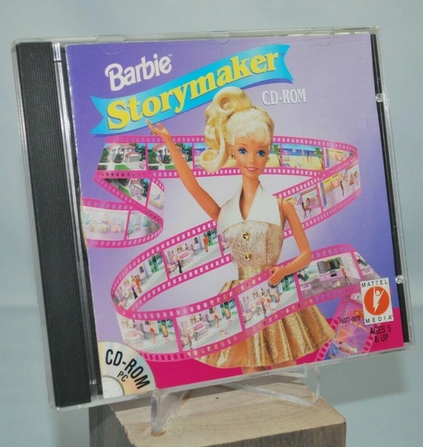 BARBIE STORYMAKER (PC CD-ROM, 1997) Windows 95 and 3.1, Mattel Media $6 ...