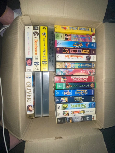 VHS MOVIES BULK Lot of 22 - KIDS, FAMILY, ROM COM $100.00 - PicClick AU