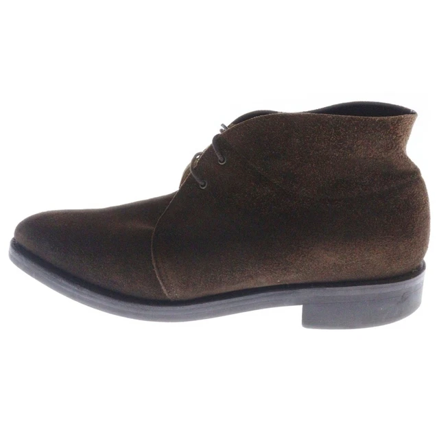 JOHN LOBB ROB ROMSEY2 Romsey 2 Suede Leather Chukka BOOTS Brown Used ...