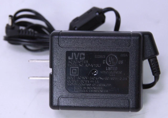 ORIGINAL JVC AP-V13U Camcorder Travel Adapter Model AP-V10U AP-V12U $17 ...