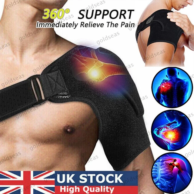 SHOULDER BRACE ROTATOR Cuff Support Relief Pain Injury Belt Arthritis ...