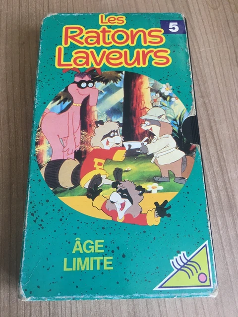 CASSETTE VHS LES Ratons Laveurs Numero 5 Animé France 1990 EUR 6,80 ...