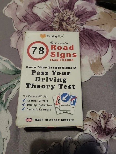 ROAD SIGNS FLASH Cards Know Your Road Signs Pass Your UK Driving Theory ...
