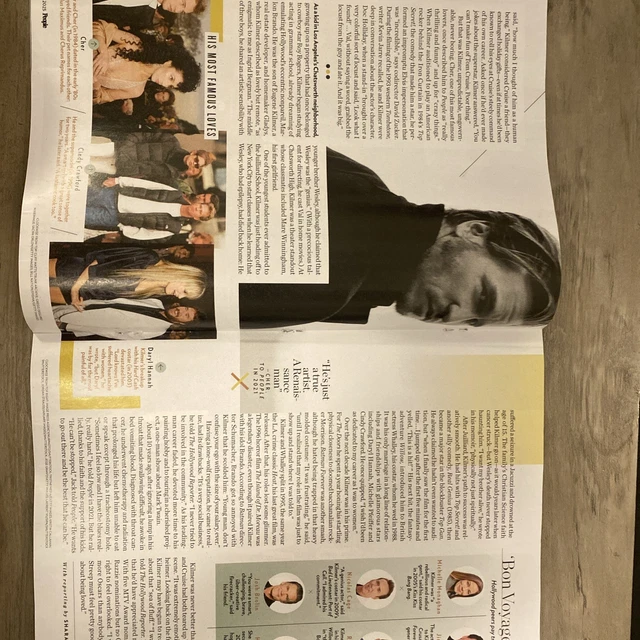 PEOPLE 2025 MAGAZINE VAL KILMER Anjelica Huston AARON CARTER Brandon ...