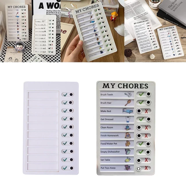 CHECKLIST MEMO PLASTIK Brett Planung Punch Lästige Pflicht Chart ...