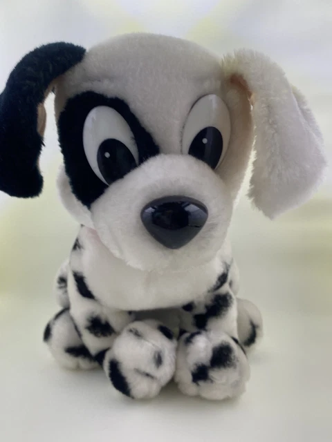 VINTAGE DISNEY 101 Dalmations Patch Plush Spotted Stuffed Animal Soft ...