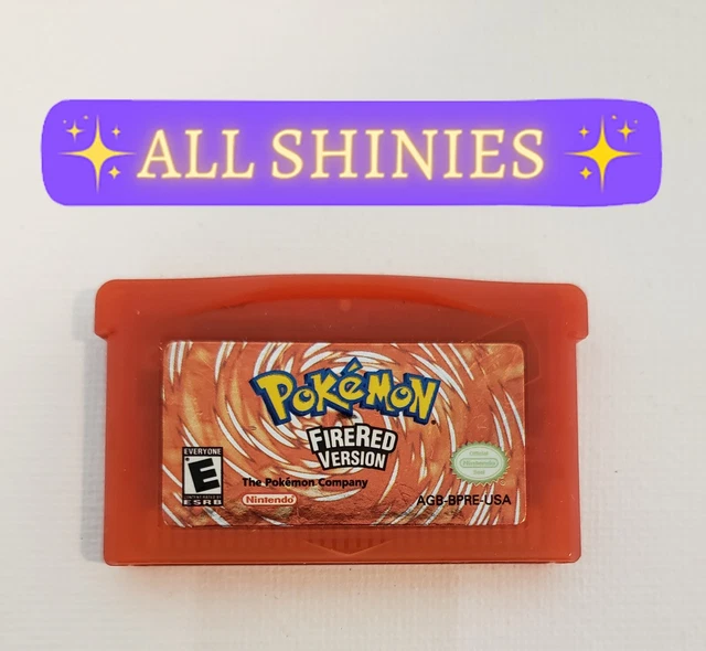 AUTHENTIC POKEMON FIRERED Version - All Shiny - $149.99 - PicClick