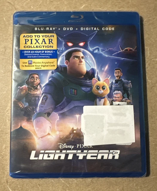 DISNEY PIXAR LIGHTYEAR (Blu-ray + DVD + Digital, 2022) NEW FREE ...