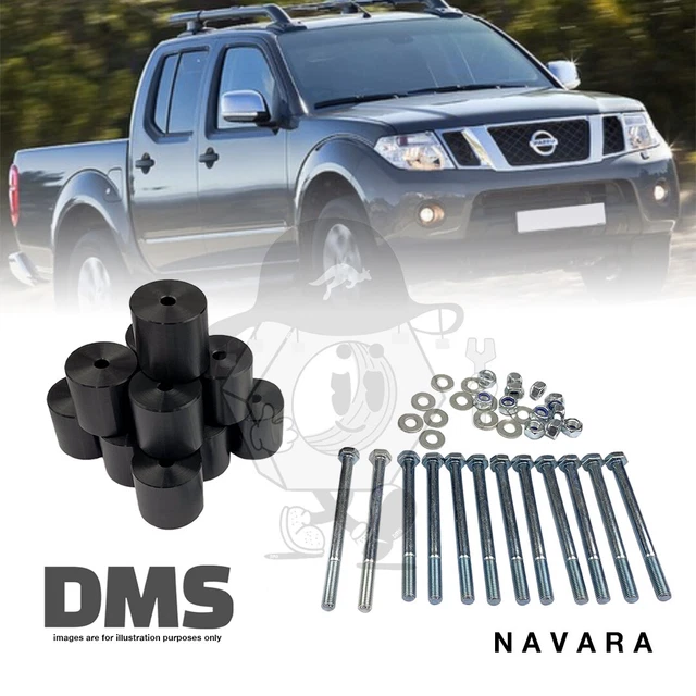 1& (25MM) BODY Lift Kit for Nissan Navara D40 2005-2015 Dual Cab [LIFT ...