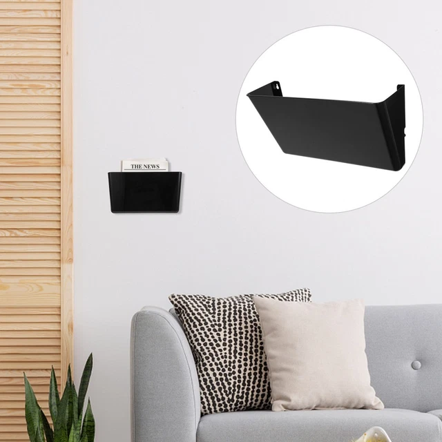 SUPPORT DE FICHIERS Mural Rack Documents Bureau Porte-magazine Suspendu ...