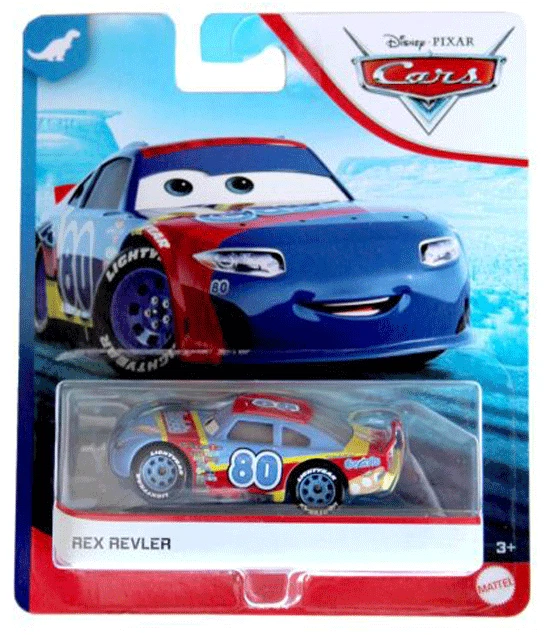 DISNEY PIXAR CARS Rex Revler Dinoco 400 Imperfect Packaging Save 8% $6. ...