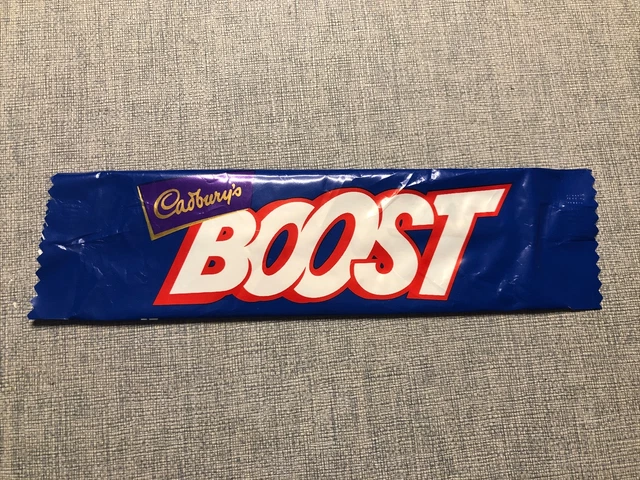 VINTAGE CADBURYS BOOST Chocolate Bar Wrapper 1996 £8.00 - PicClick UK