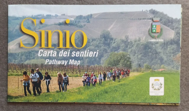 SINIO - CARTA Dei Sentieri Pathway Map - Langhe EUR 5,00 - PicClick IT