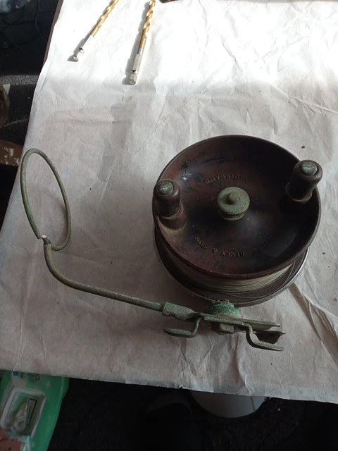 BAKELITE SIDECASTER REEL CHARLES ALVEY & SON of BRISBANE spares or ...