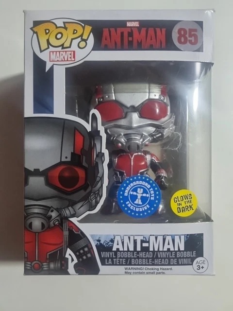 FUNKO POP MARVEL Ant-Man 85 Glow in the Dark Underground Toys Exclusive ...