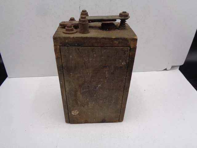 ANTIQUE FORD MODEL A Model T Wood Battery Box Ignition Coil (sa4) £7.41 ...