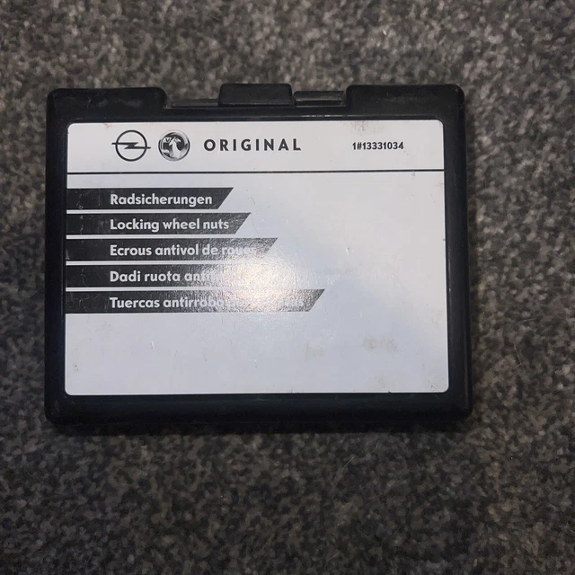 BRAND NEW GENUINE Vauxhall 19Mm Locking Wheel Nut Set 13331034 £20.99 ...