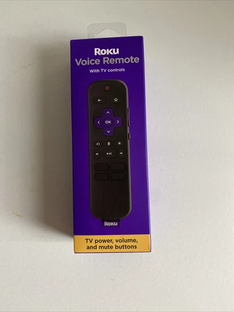 ROKU VOICE REMOTE (Official) for Roku Players, Roku Audio, and Roku TV ...