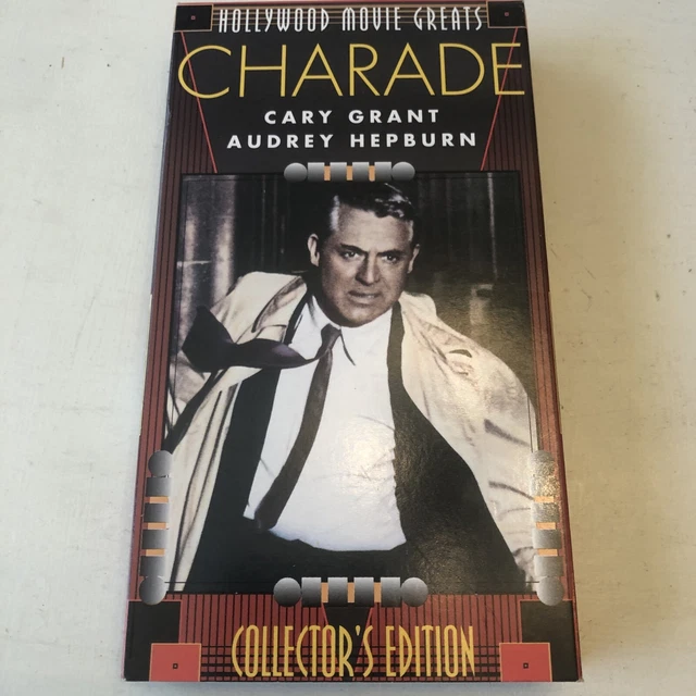 CHARADE (VHS, 1994) George Kennedy, Audrey Hepburn, James Coburn, Cary ...