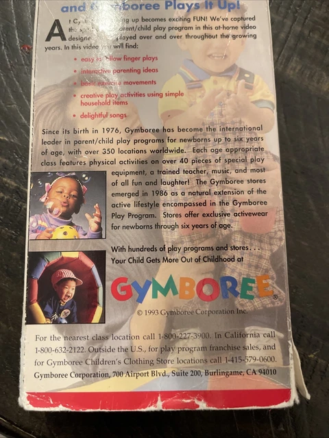 RARE GYMBOREE PLAY With Purpose For Children Up To Age 6 Rare VTG VHS ...