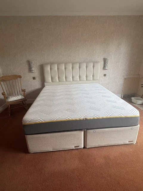 SUPERKING STAPLES BED frame with Tempur Mattress £1,536.70 - PicClick UK