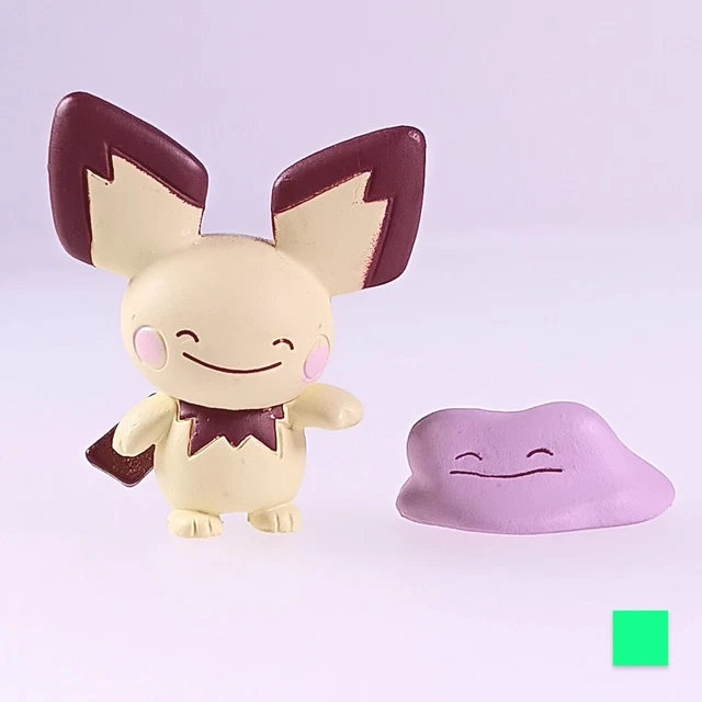 PICHU DITTO TRANSFORM Pokemon Gacha Mini Figure Japanese Nintendo Japan ...