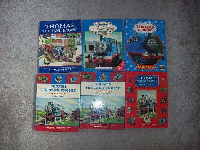 THOMAS THE TANK engine & his friends book collection Rev W Awdry annual ...