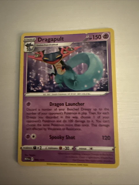 DRAGAPULT - NEW 2025 McDonalds Happy Meal Pokémon Dragon Discovery Card ...