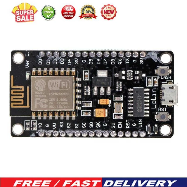 NODEMCU LUA WIRELESS WIFI Modulanschluss ESP8266 Entwicklungsplatine EUR 9,69 - PicClick IT