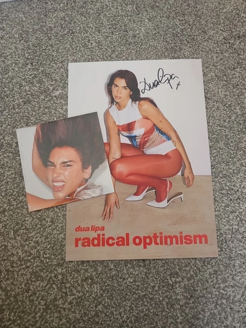 🆕DUA LIPA RADICAL Optimism Signed Poster HMV Exclusive Alternate Cover ...