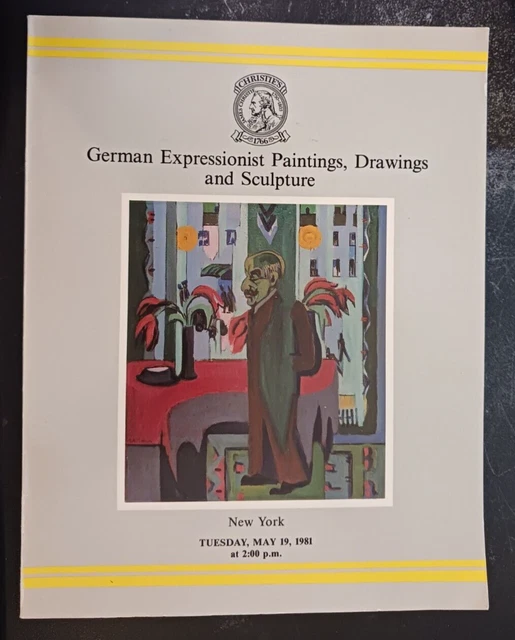 CHRISTIE'S GERMAN EXPRESSIONIST Paintings Drawings Sculpture 1981 art ...