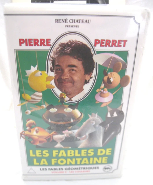 PIERRE PERRET LES fables geometriques 2 vhs neuf sous blister rene ...