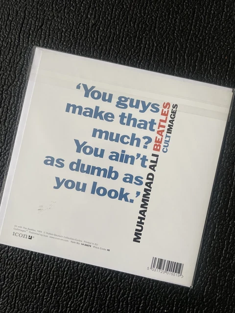 THE BEATLES, MUHAMMAD Ali Birthday Card. Greeting Card- In Packaging £4 ...