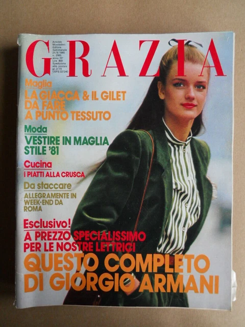 GRAZIA N 2061 1980 - Rivista di moda [G744] EUR 9,15 - PicClick FR
