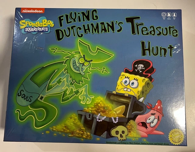 NICKELODEON SPONGEBOB FLYING Dutchman’s Treasure Hunt Board Game Rare £ ...