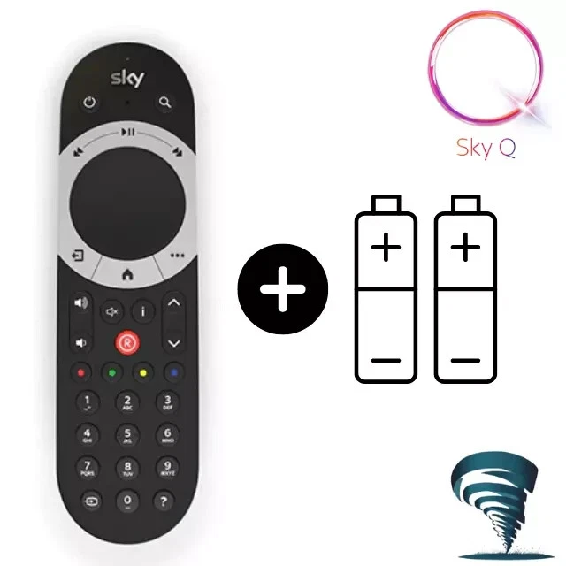 SKY Q TOUCH Remote Bluetooth with Voice Control Official Batteries New ...