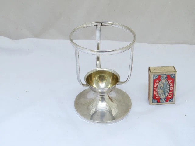 ANTIQUE SILVER PLATE Hamilton Stand / Torpedo Bottle Stand Mappin ...